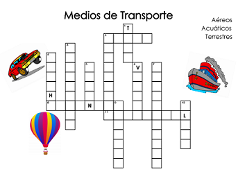 Ejercicios medios de transporte - Diario Educación