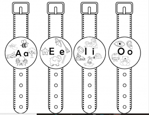 Relojes alfabéticos para colorear | Diario Educación