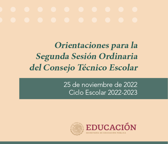 Orientaciones para la Segunda Sesión Ordinaria del Consejo Técnico ...