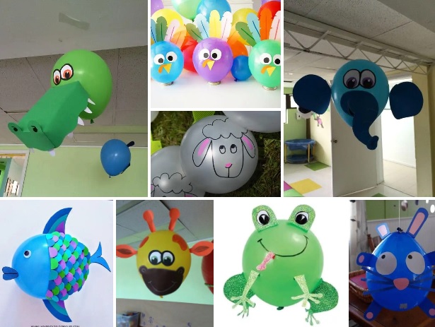 Animales con Globos para Adornar el Salón de Clases - Diario Educación