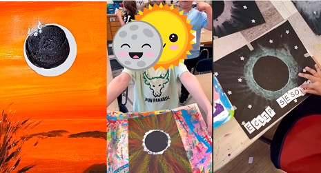 Actividades de Arte del Eclipse Solar - Diario Educación