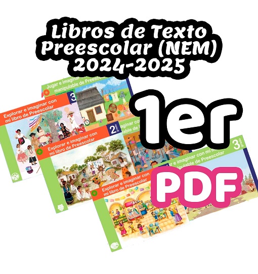 Libros de Texto Preescolar 1er grado PDF 2024-2025 - Diario Educación