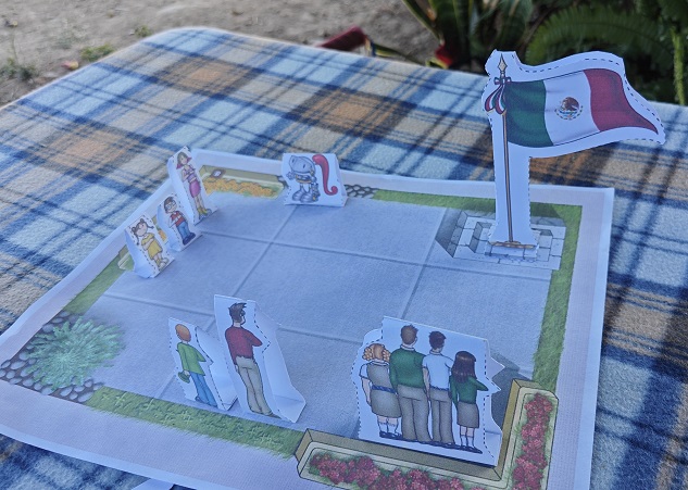 Maqueta para el Día de la Bandera Mexicana - Diario Educación