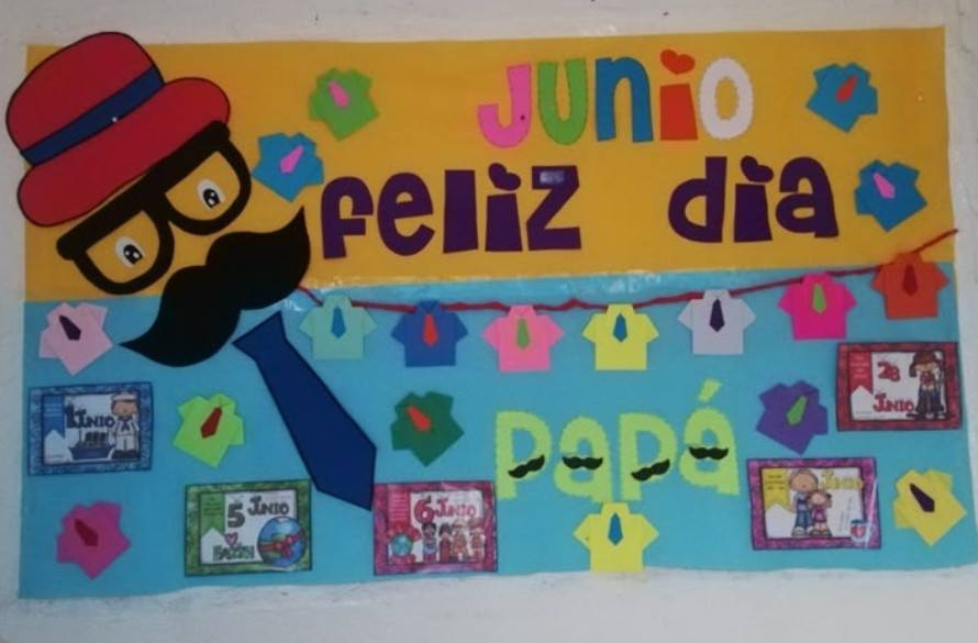 Ideas Creativas Para Tu Periódico Mural Del Día Del Padre En Junio