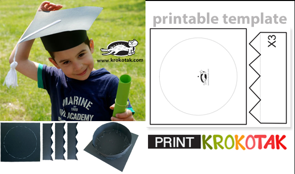 ¡Haz tu Propio Birrete de Papel! Molde y Tutorial Fácil para Niños ...