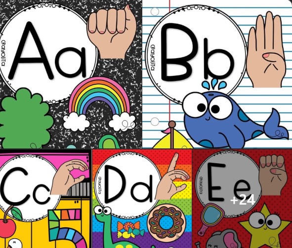 Abecedario colorido para el aula: láminas educativas con animales ...