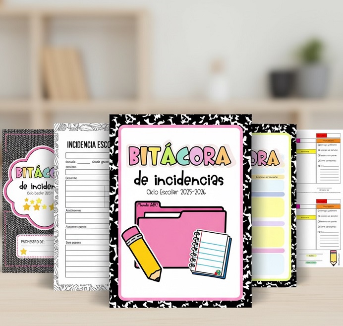 Formatos de Bitácora de Incidencias Escolares para Editar: La ...
